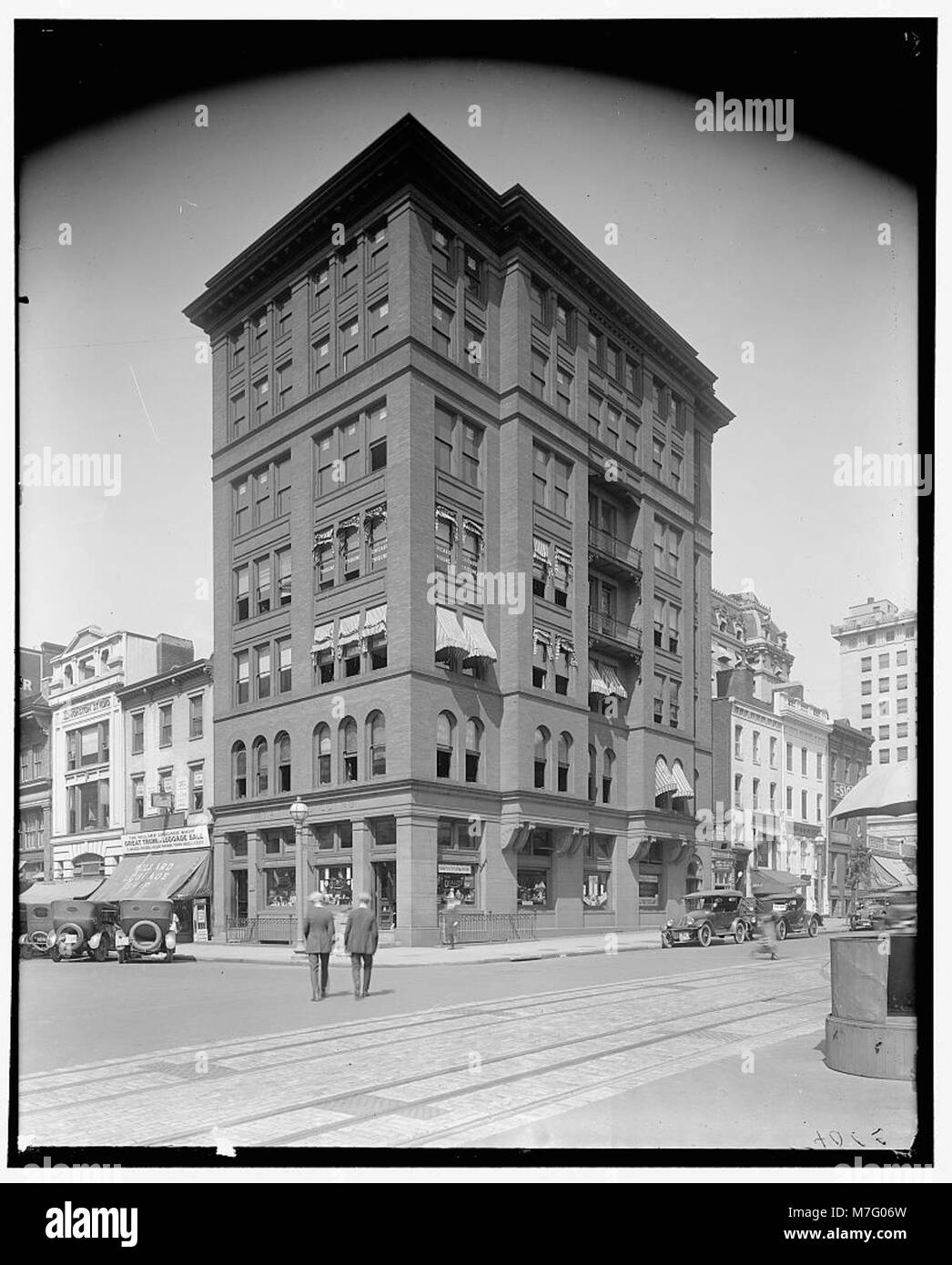 The Wyatt Building, captured in this historical image, is a significant ...