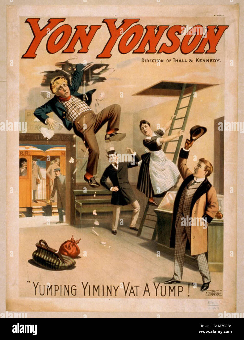 Yon Yonson, a character from a popular American song, is depicted here ...
