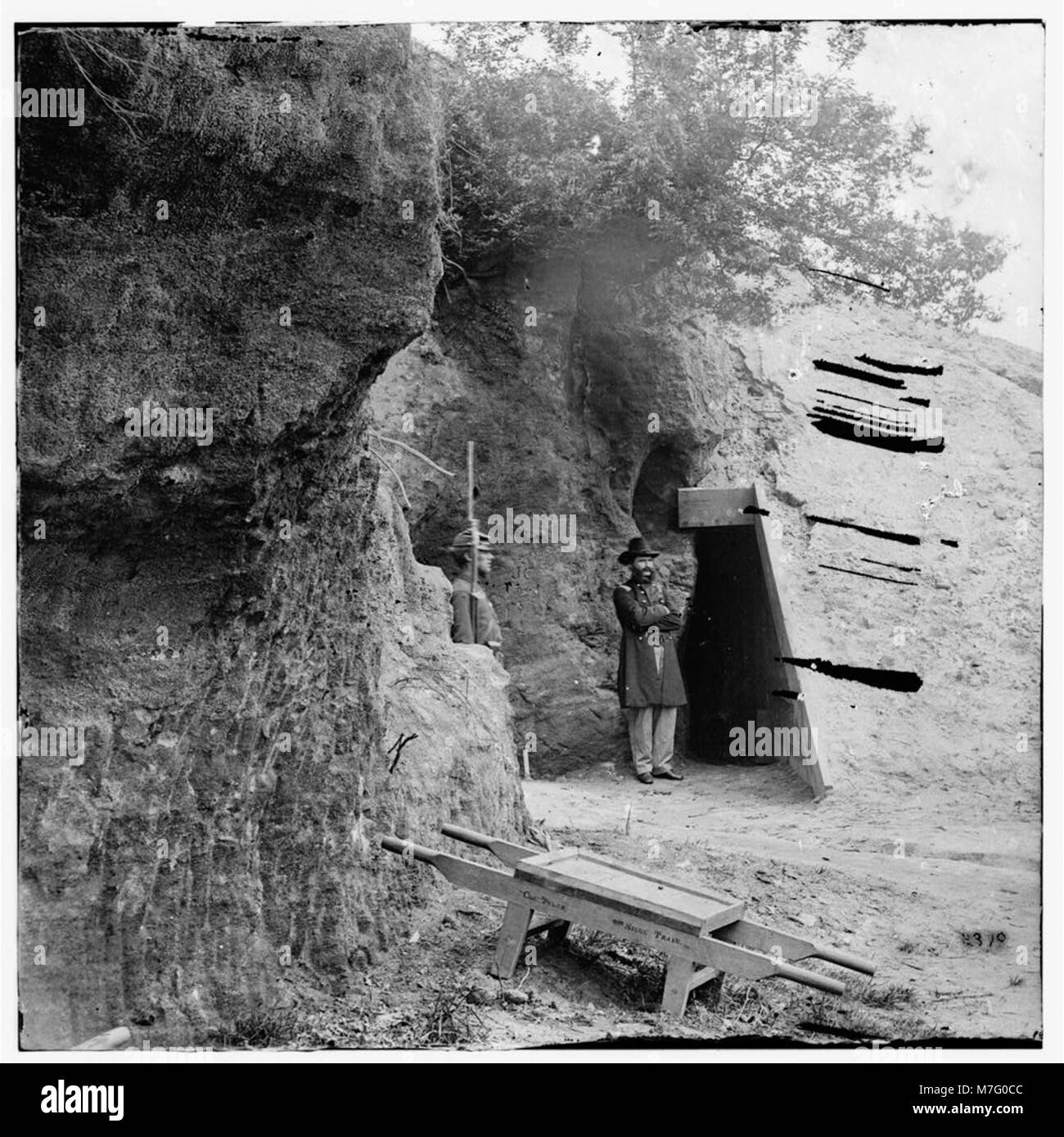 The Cornwallis Cave in Yorktown, Virginia, which was used as a powder ...