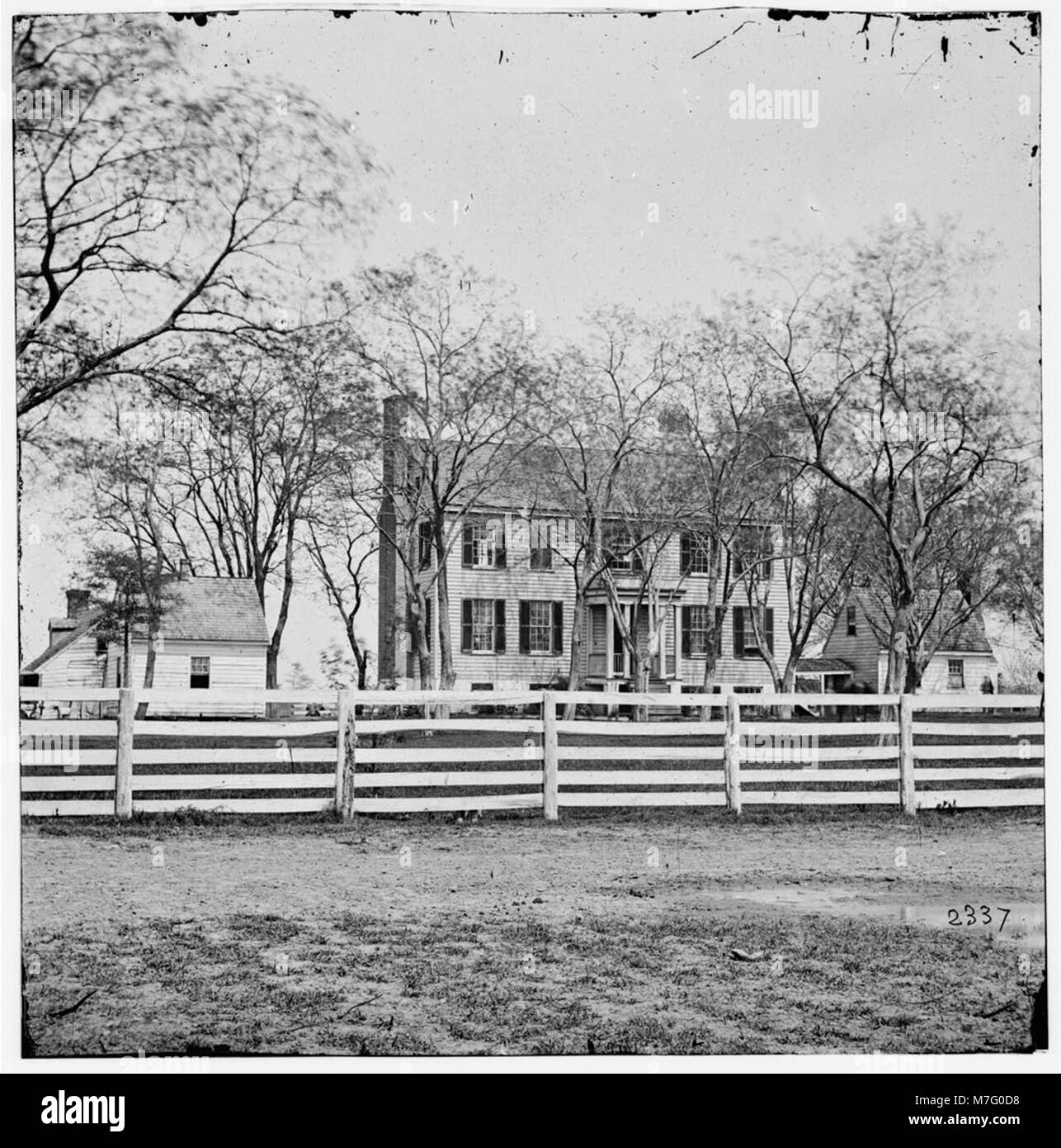 The Howe House in Yorktown, Virginia, was once the headquarters of ...