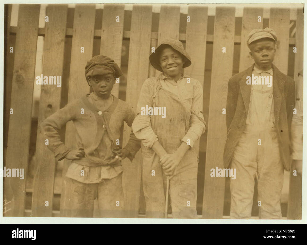 An image depicting young workers, identified as African American, at ...