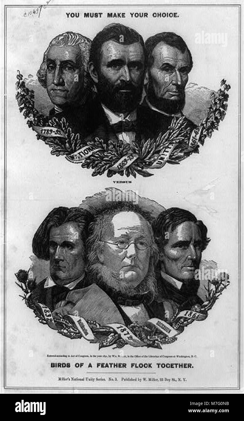 This phrase, 'You must make your choice. Birds of a feather flock ...