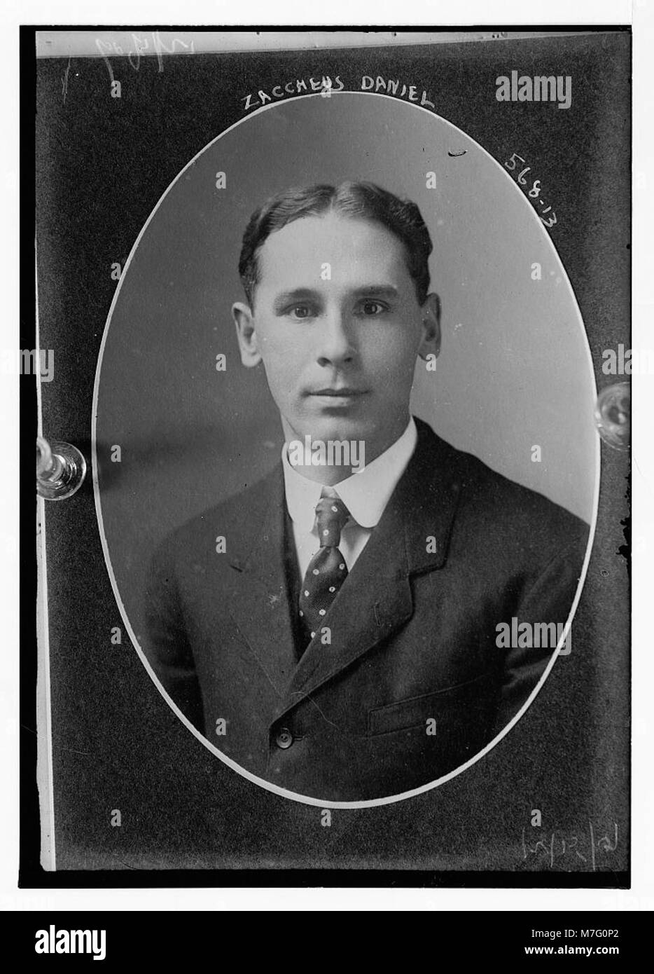 A portrait of Zaccheus Daniel, an important historical figure, known ...