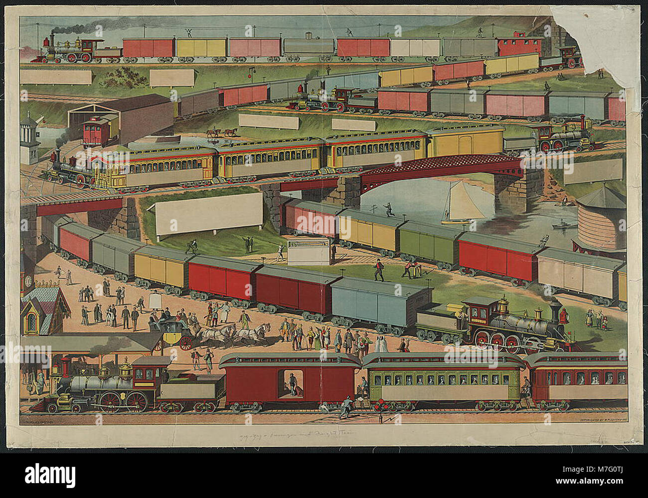 Zig zag rail track hi-res stock photography and images - Alamy