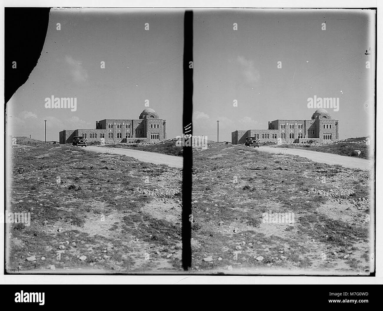 An image depicting Zionist activities in Palestine, with a view from ...