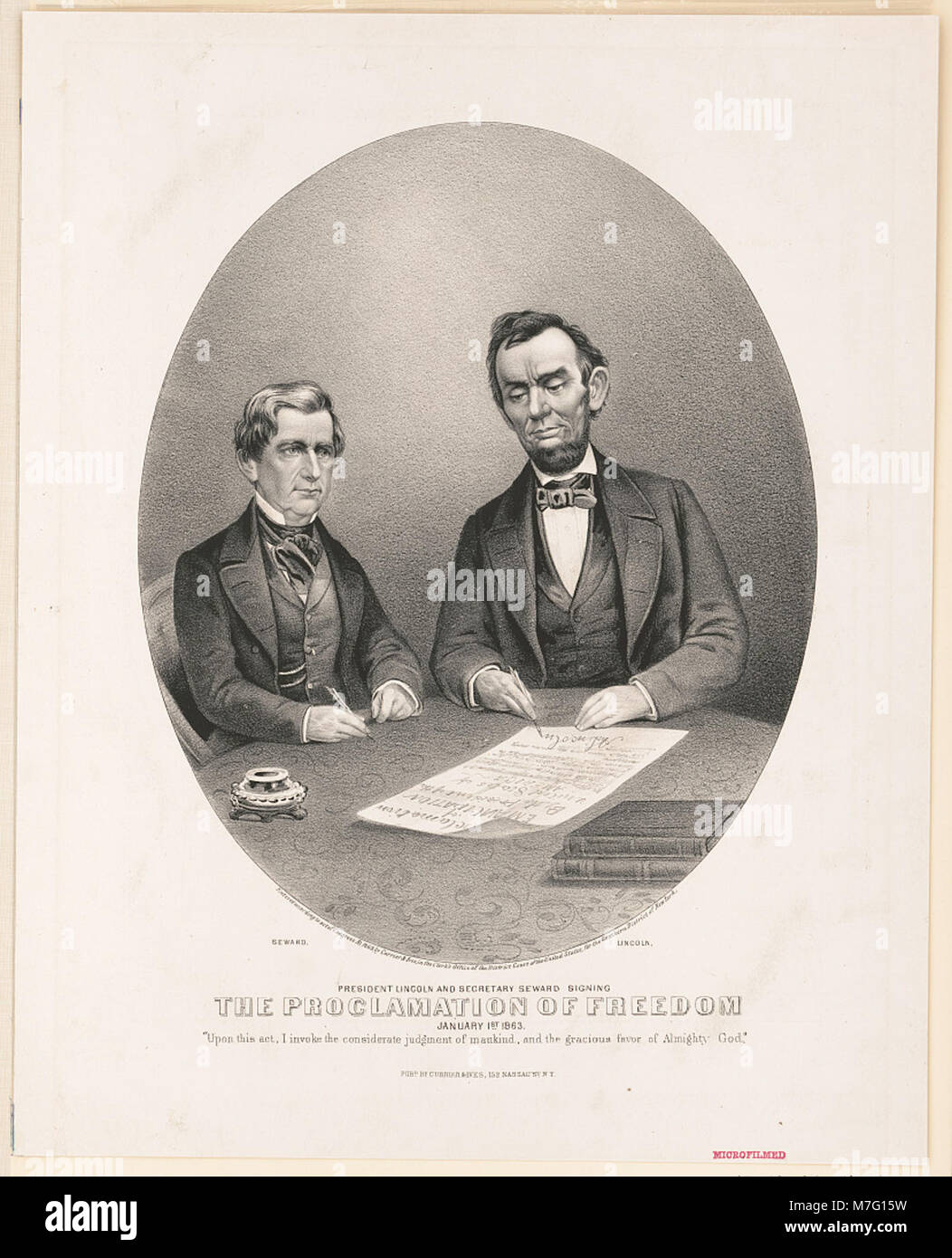 Lincoln emancipation proclamation 1863 hi-res stock photography and ...