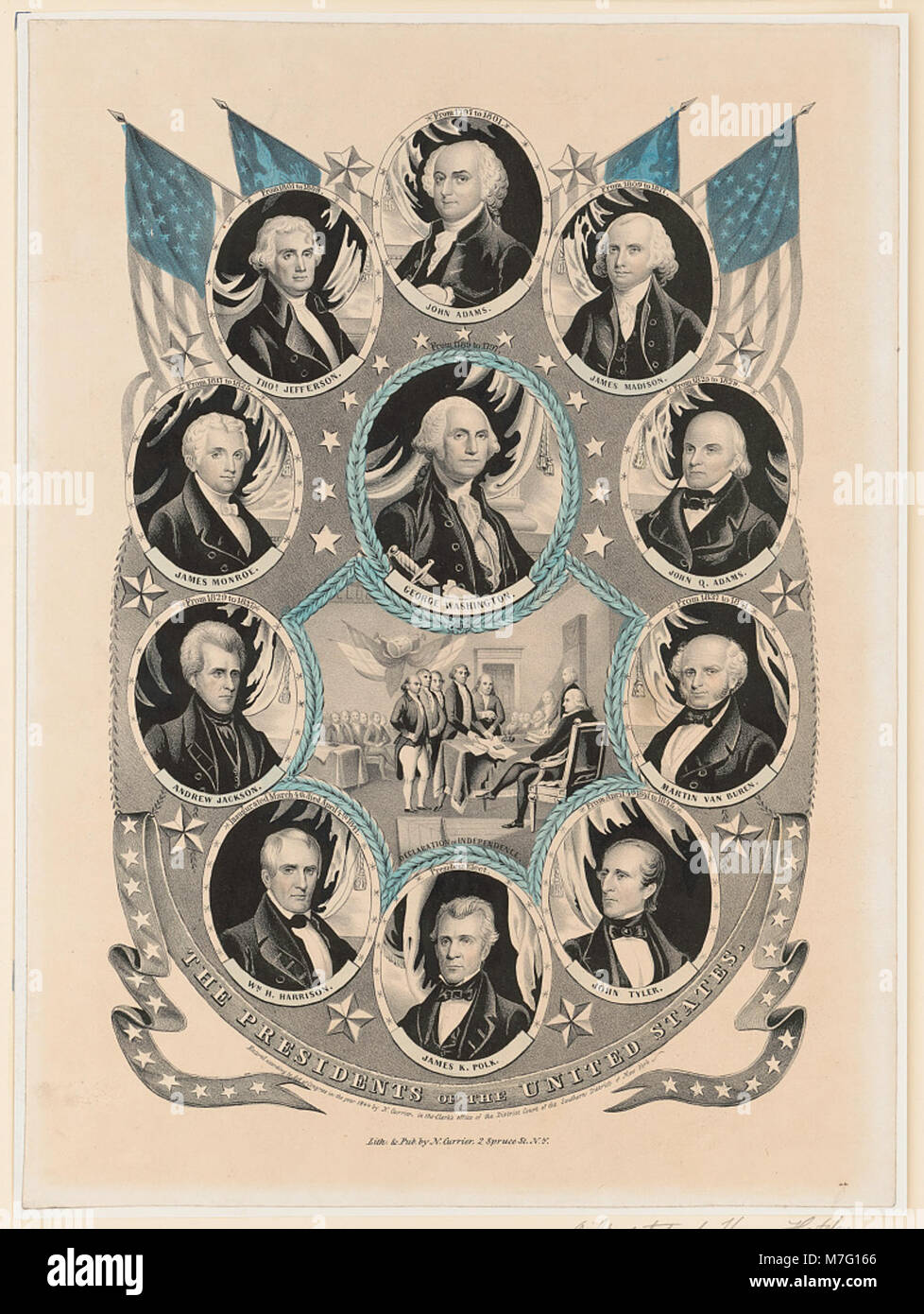 This collection features portraits of the Presidents of the United ...