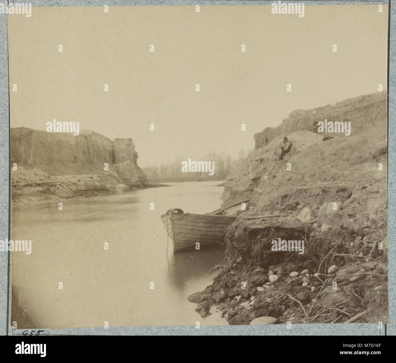 A photograph of the Dutch Gap Canal, a historical waterway in Virginia ...