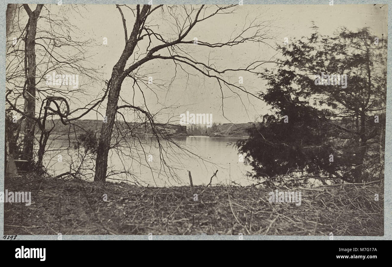 Image of Dutch Gap Canal on the James River in Virginia, taken in April ...