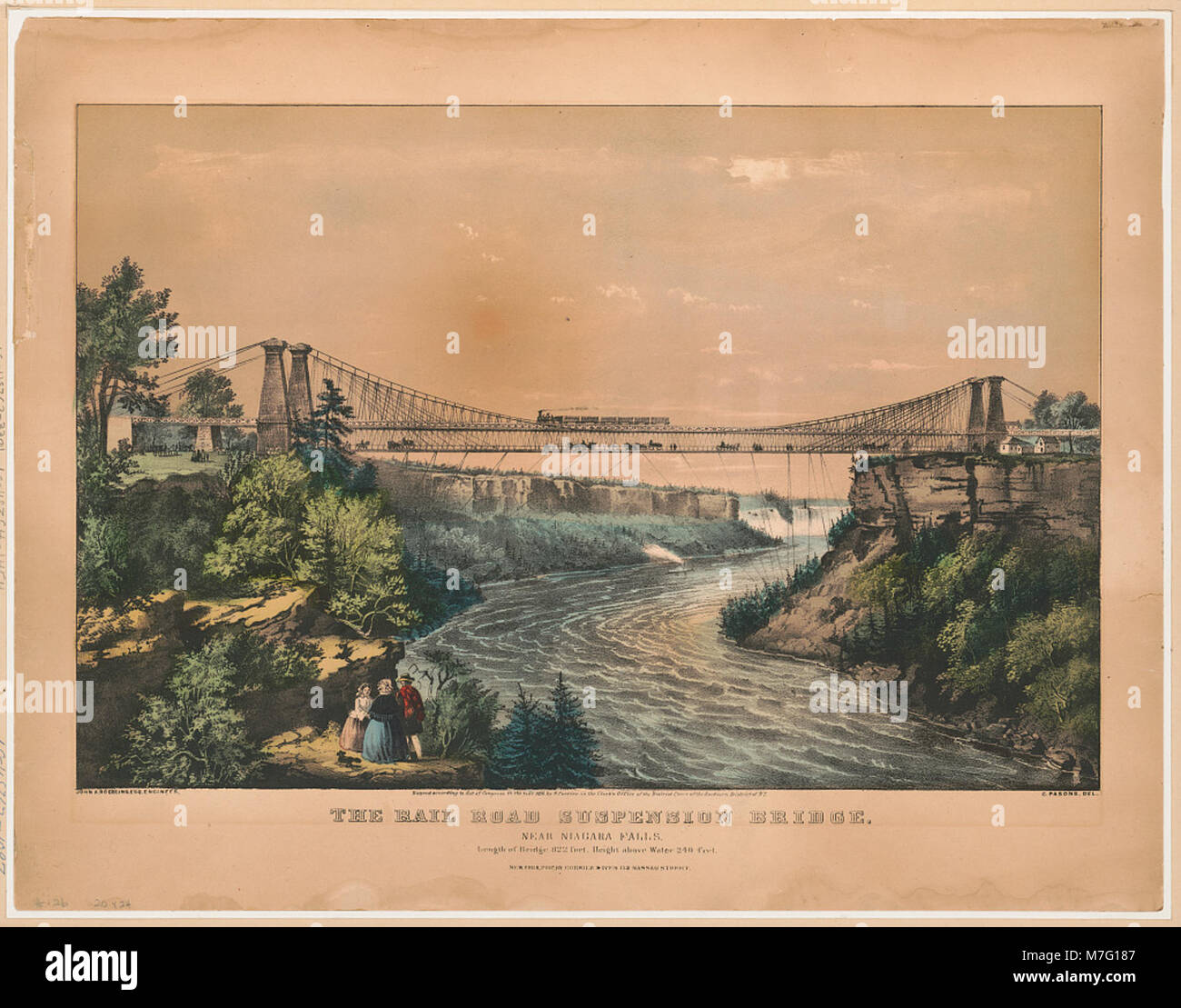 The john a roebling suspension bridge hi-res stock photography and ...