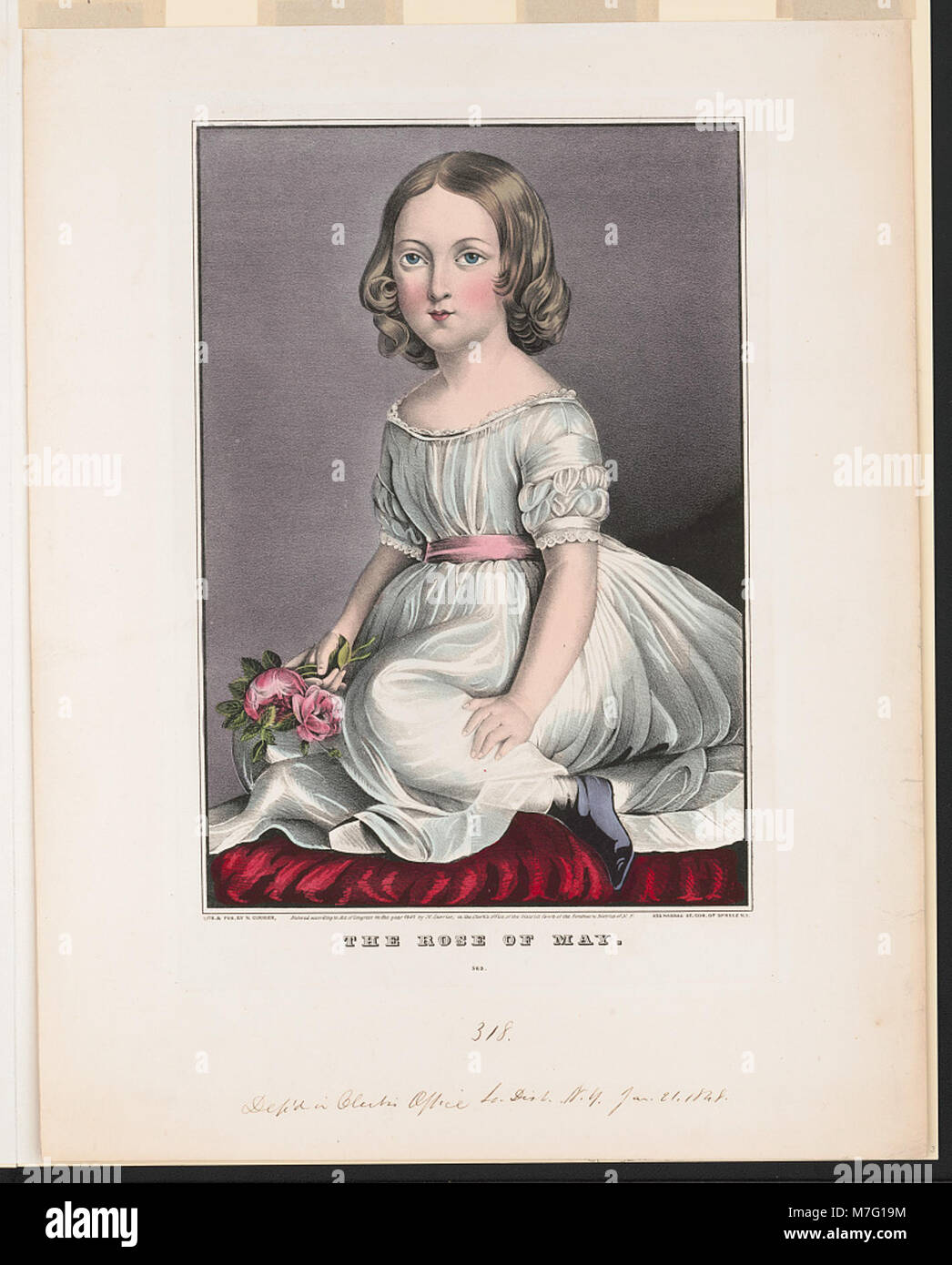 The 'Rose of May' is an image depicting a traditional cultural or ...