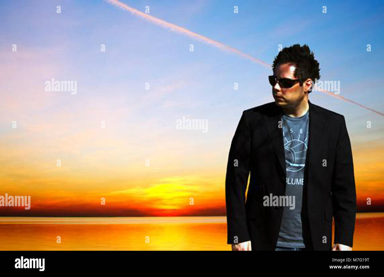 Ryan Farish, a well-known artist in the music industry, captured in a ...
