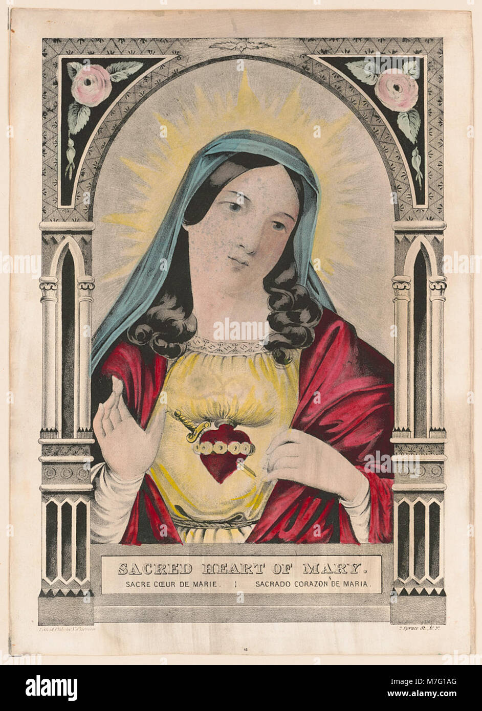 Sacred heart of mary hi-res stock photography and images - Alamy