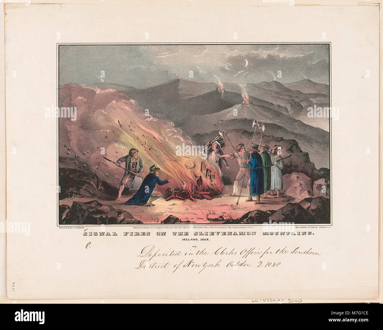 Historical signal fires hi-res stock photography and images - Alamy