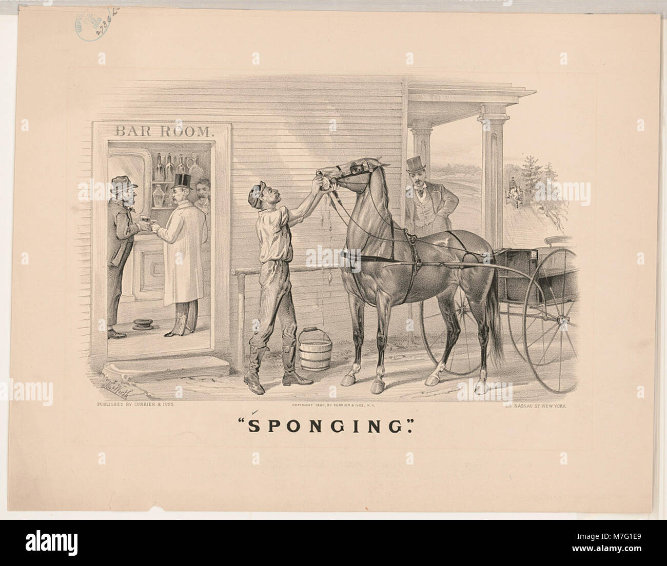 A photograph depicting the process of sponging, a traditional method ...