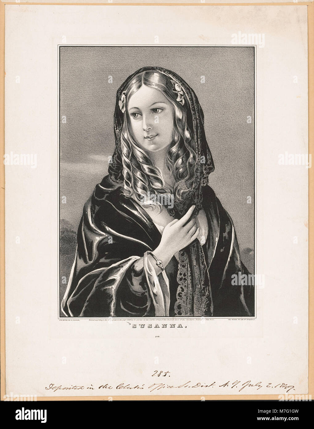 A portrait of Susanna, likely an artistic depiction of the biblical ...