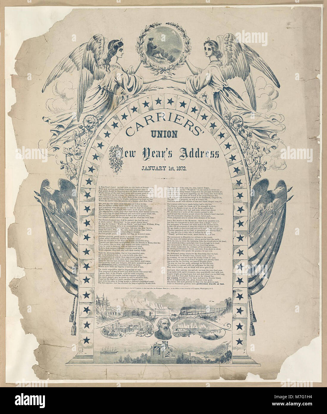 This image features the Carriers' Union delivering their New Year's ...
