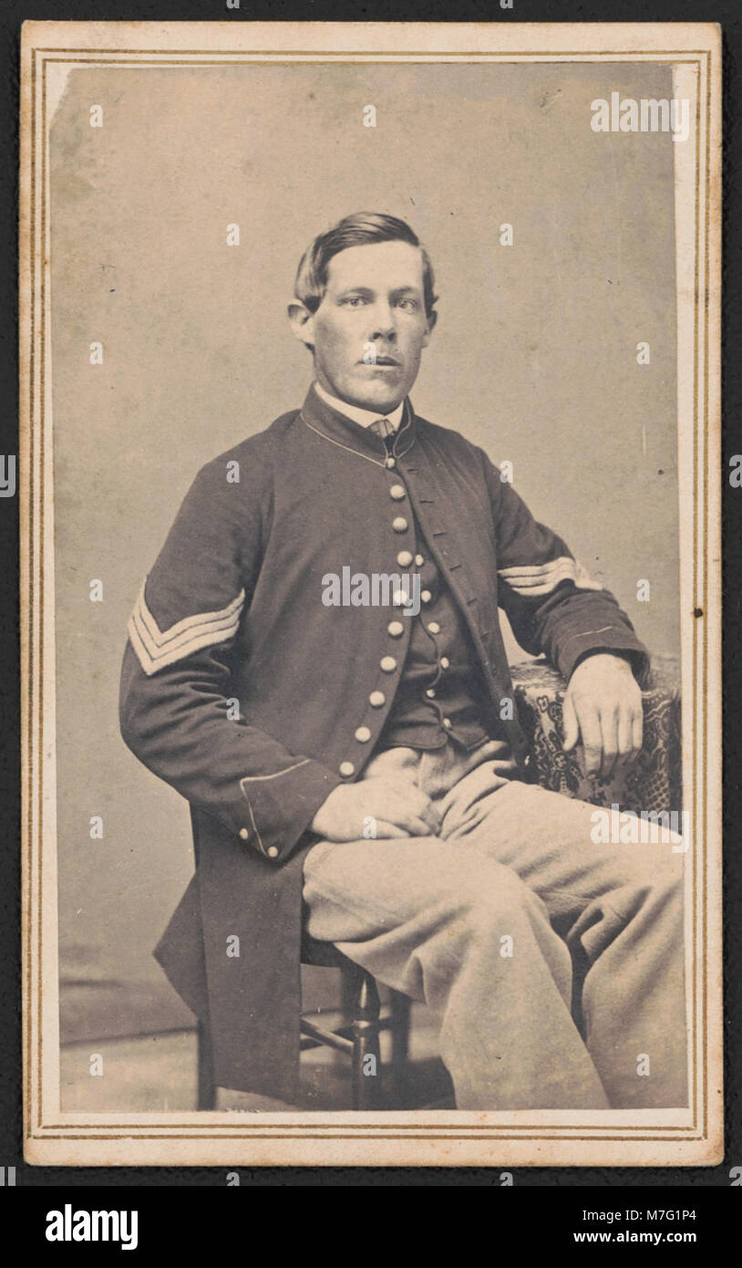 An unidentified Union soldier, photographed by McAdams in Alexandria ...