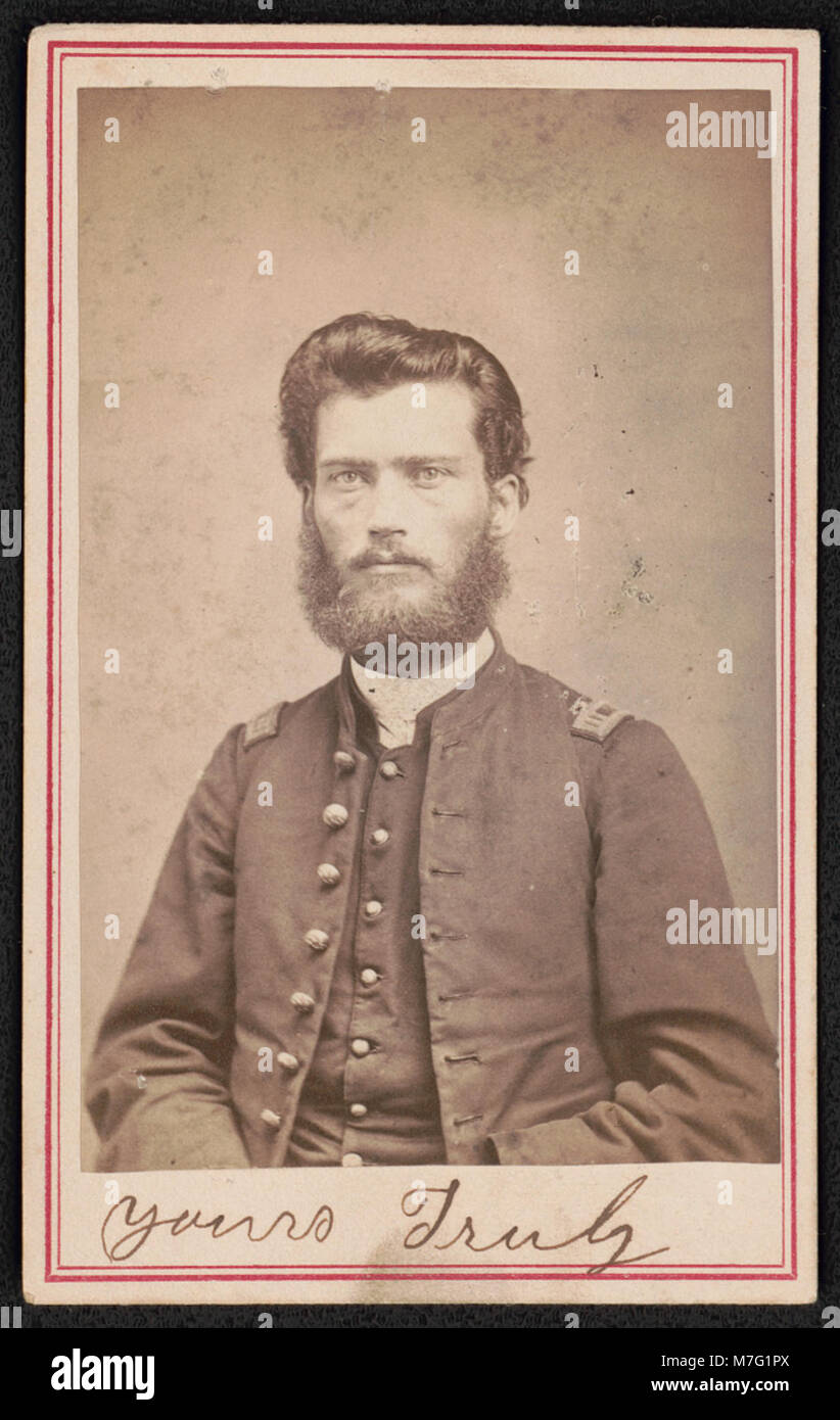 Captain William H. Huls of the 58th Ohio Infantry Regiment is shown in ...