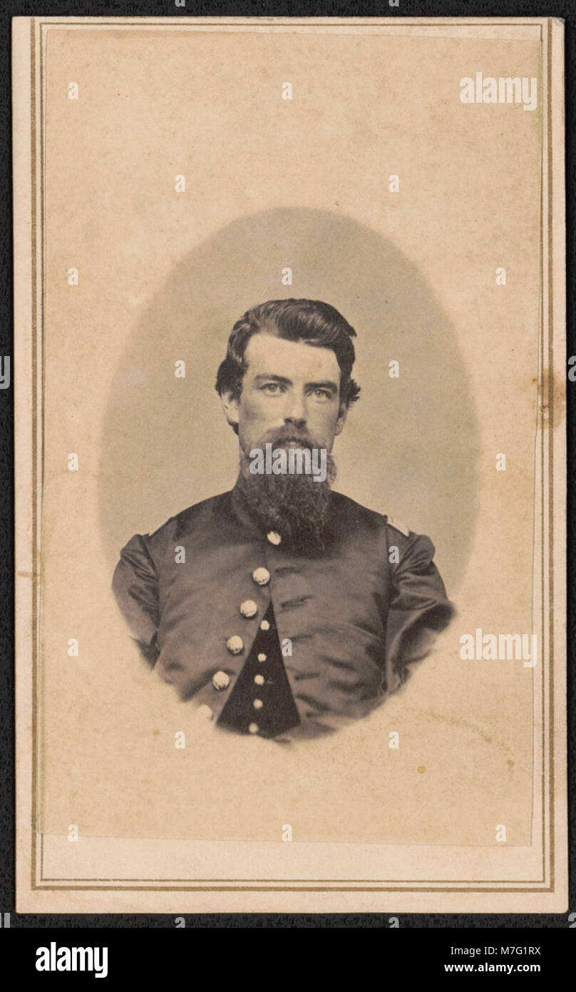 A photograph of Lieutenant Michael Maloney, a member of the 31st Iowa ...