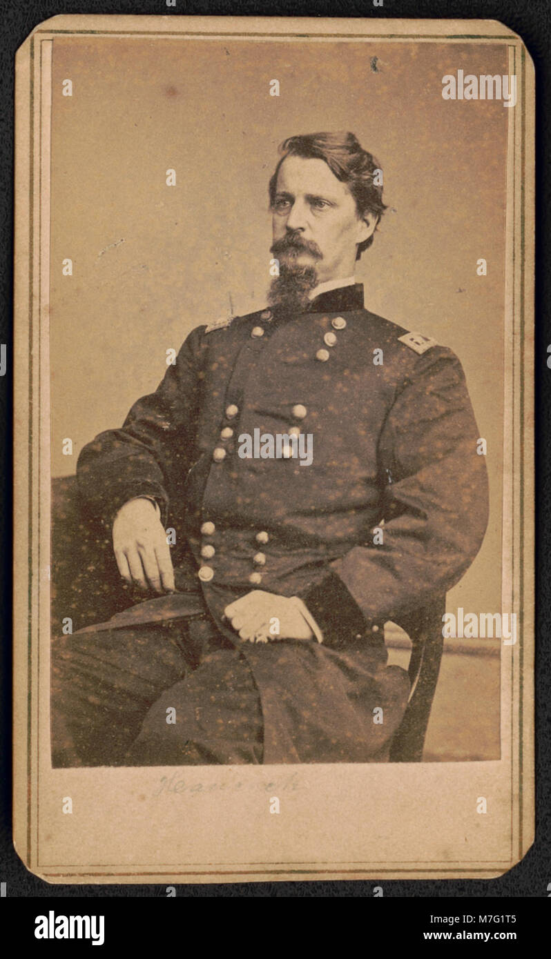 Vintage photo of winfield scott and staff hi-res stock photography and ...