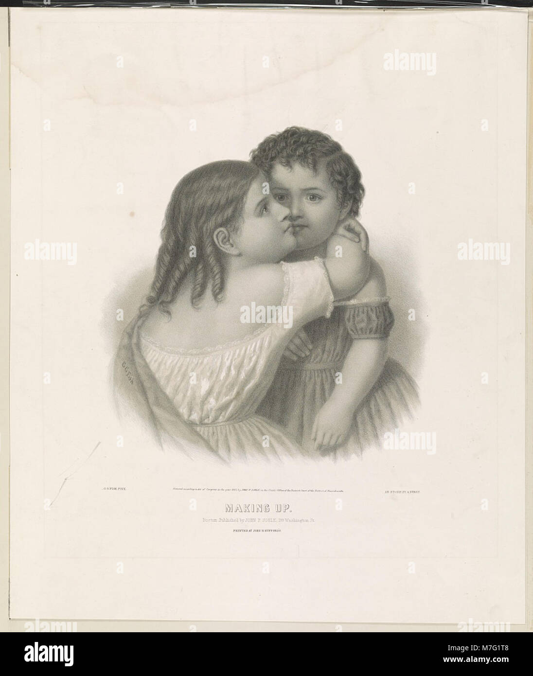 A photo or illustration depicting the process of 'making up,' which ...