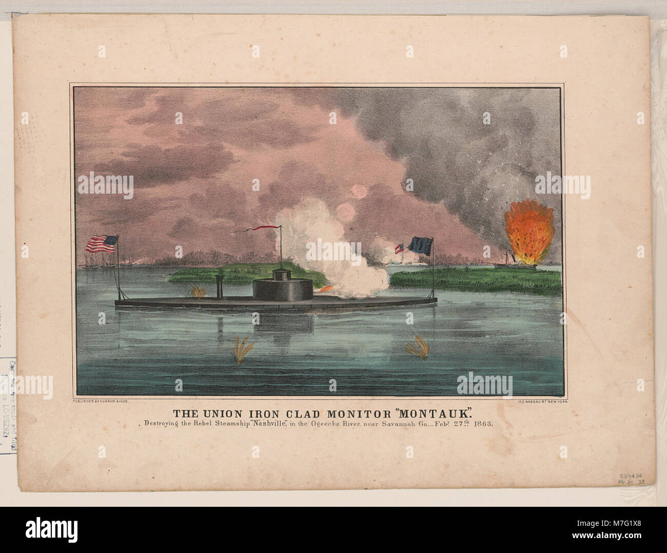 Union blockade confederate ship hi-res stock photography and images - Alamy