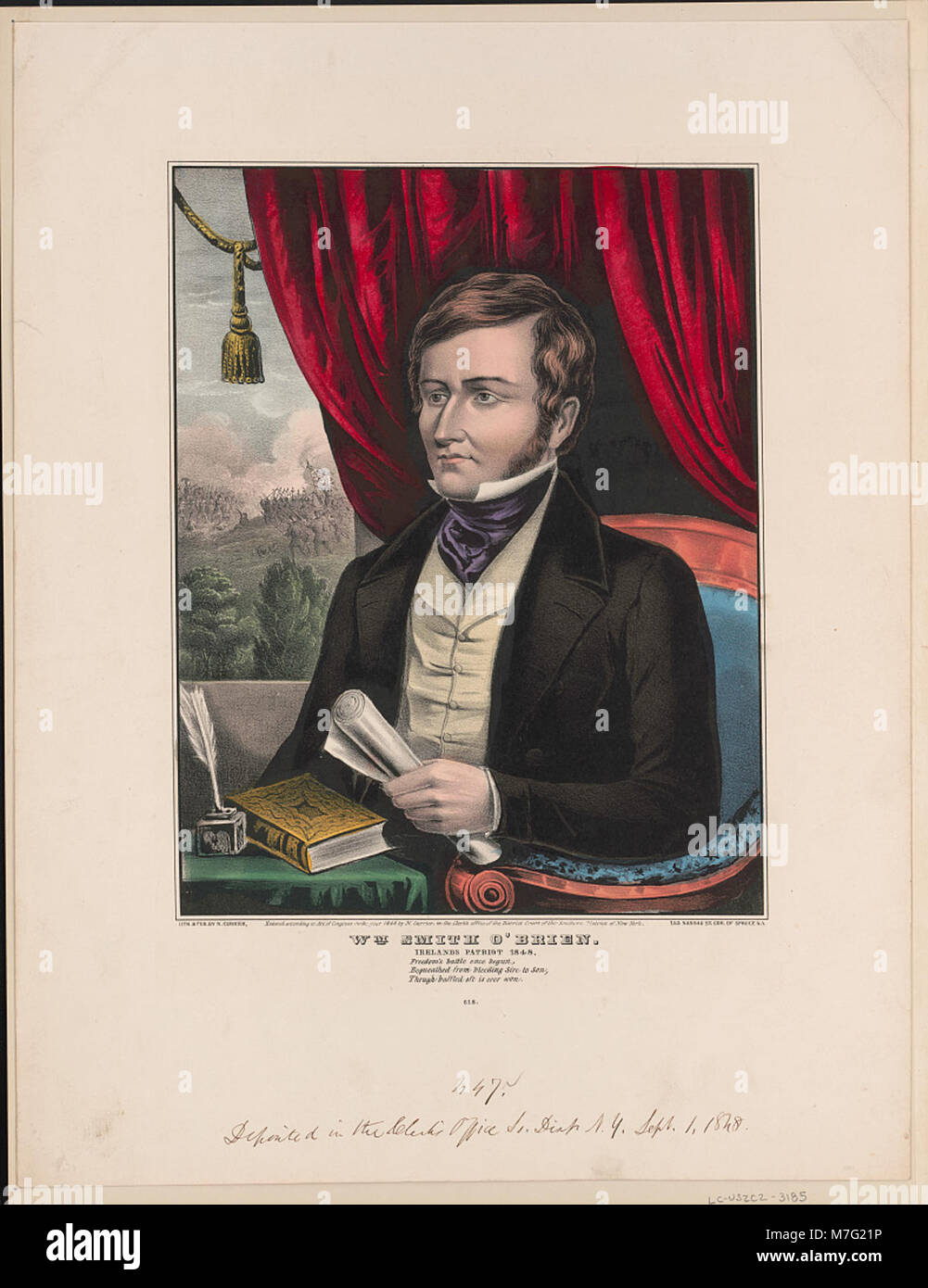 William Smith O'Brien, an Irish nationalist and patriot, known for his ...