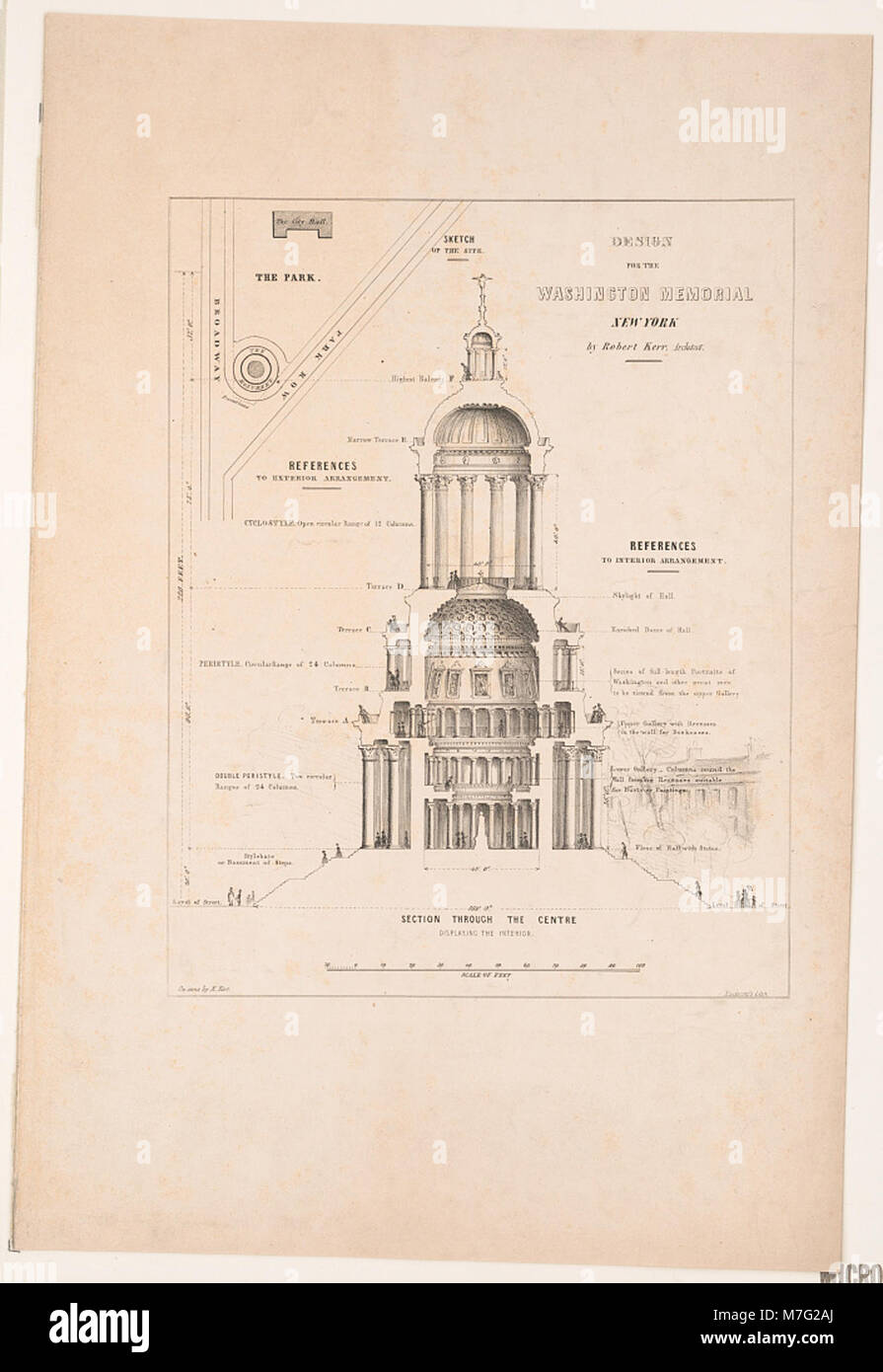This image presents the architectural design for the Washington ...