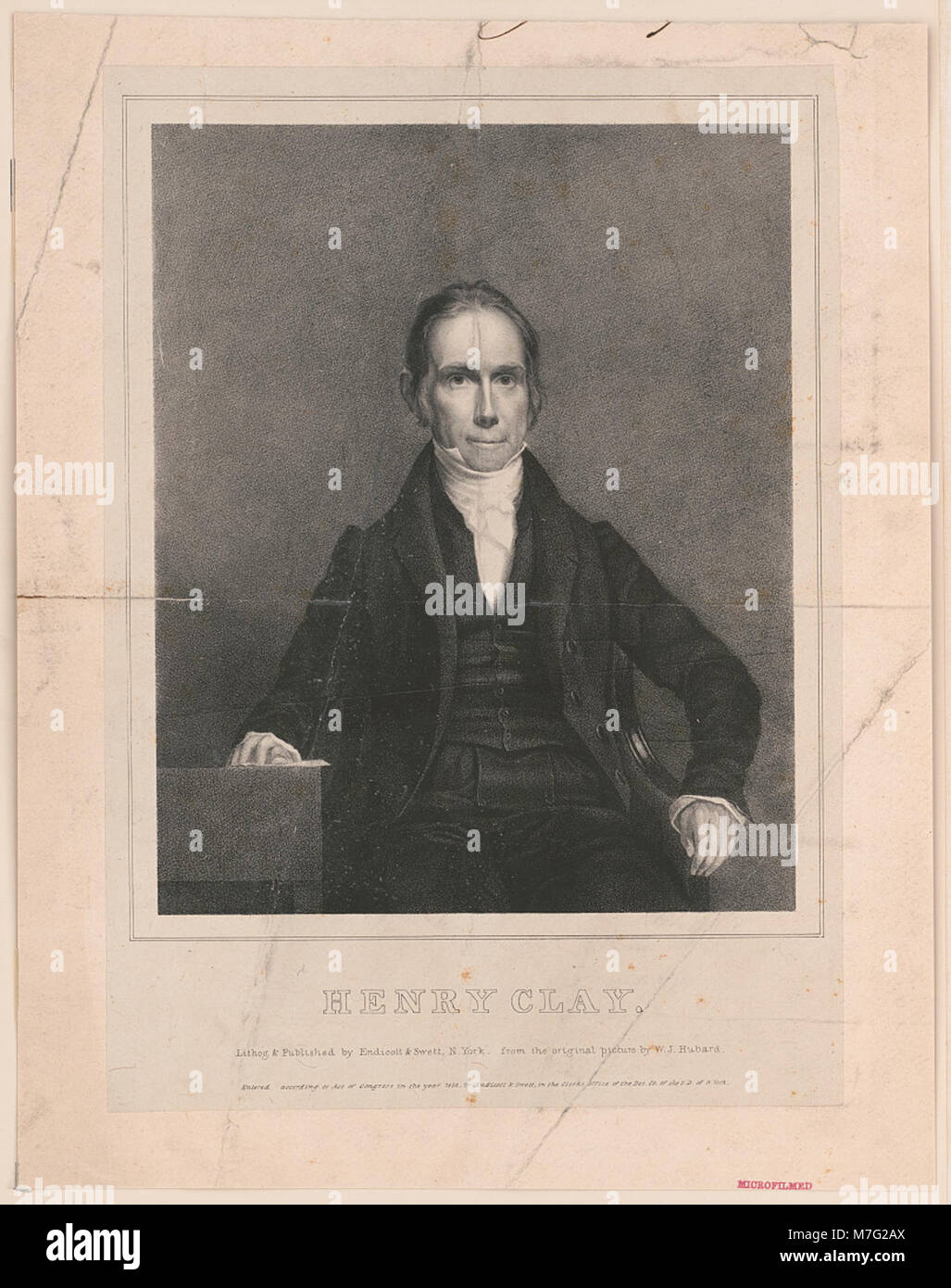 A display of national portraits in the Henry Clay Gallery, featuring ...