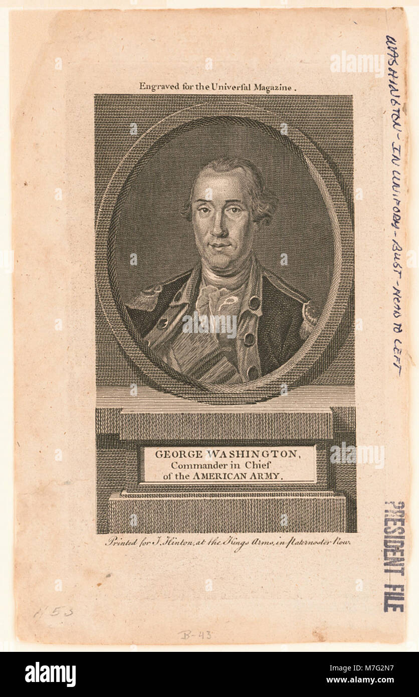 This portrait of George Washington shows him as Commander-in-Chief of ...