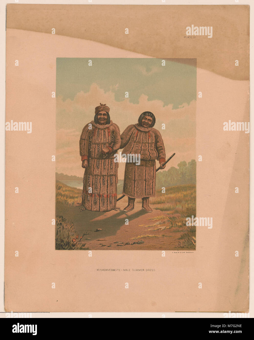 A photograph depicting a male in traditional summer attire from ...