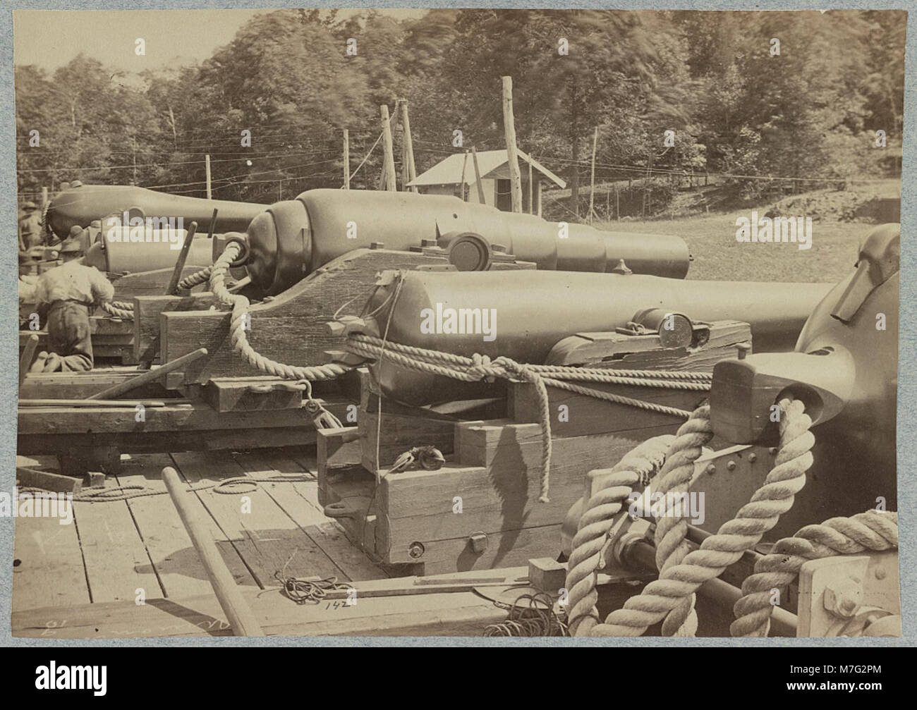 A photograph of the ordnance proving ground in Annapolis, Maryland ...