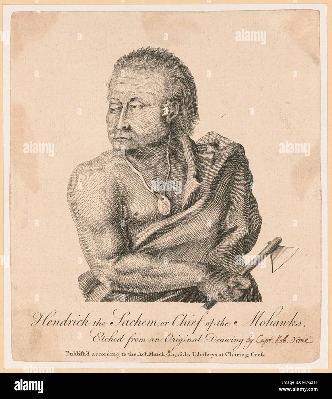 Hendrick chief of the mohawks hi-res stock photography and images - Alamy