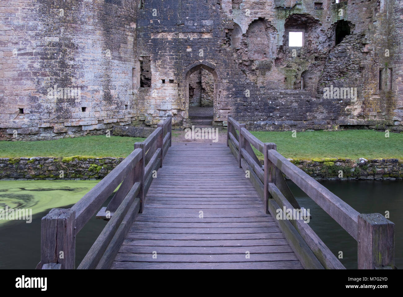 Medieval Castle Moat Drawbridge Stock Photos & Medieval Castle Moat ...