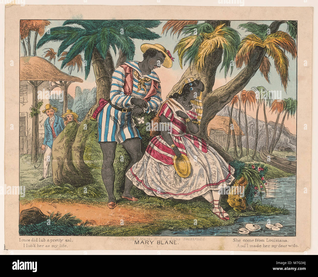 A photographic image of Mary Blane from Plate I, illustrating her ...