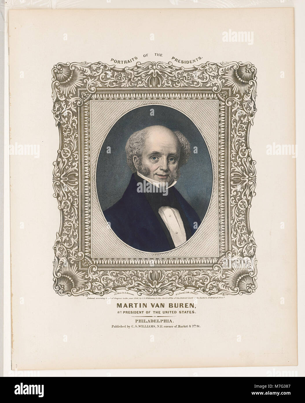 Martin Van Buren, 8th President of the United States LCCN2003673087 ...