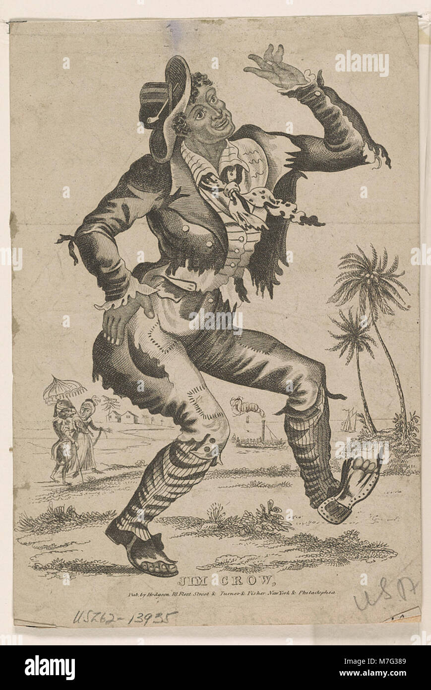 Jim crow illustration hi-res stock photography and images - Alamy