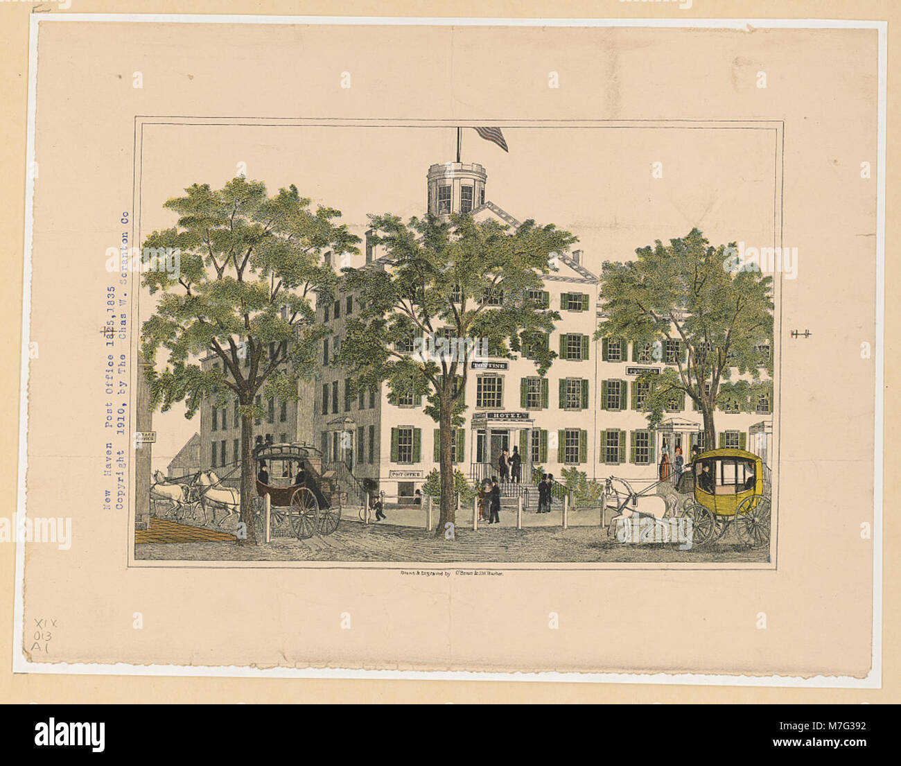The New Haven Post Office, built between 1825 and 1835, is an ...