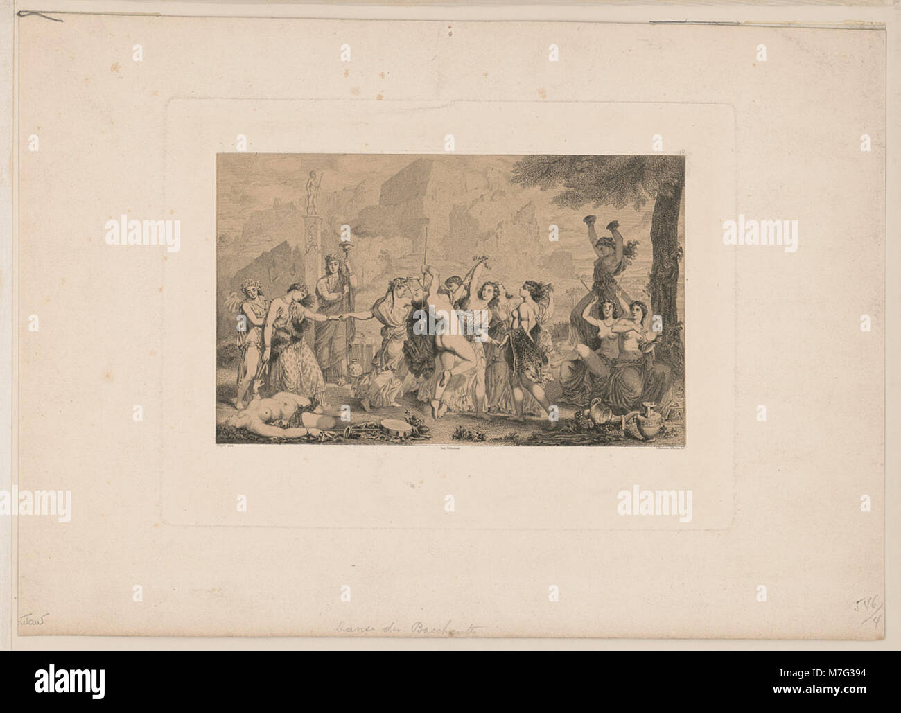 The Danse des Bacchae, an artistic depiction of the ancient Greek myth ...