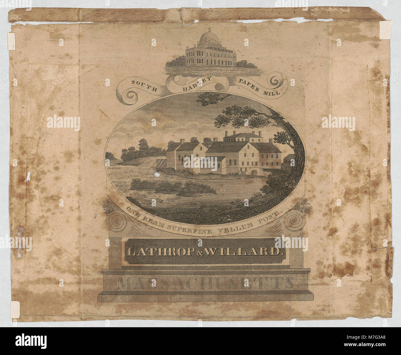 An image showcasing the South Hadley paper mill in Massachusetts ...