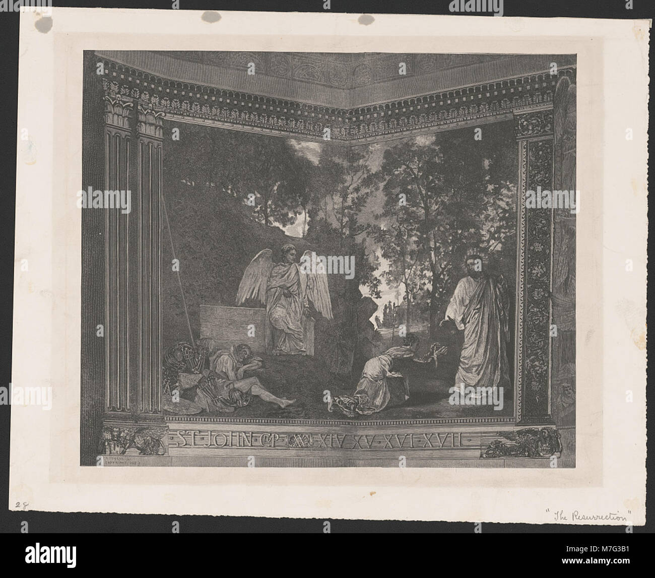 This depiction illustrates the biblical event of the Resurrection ...