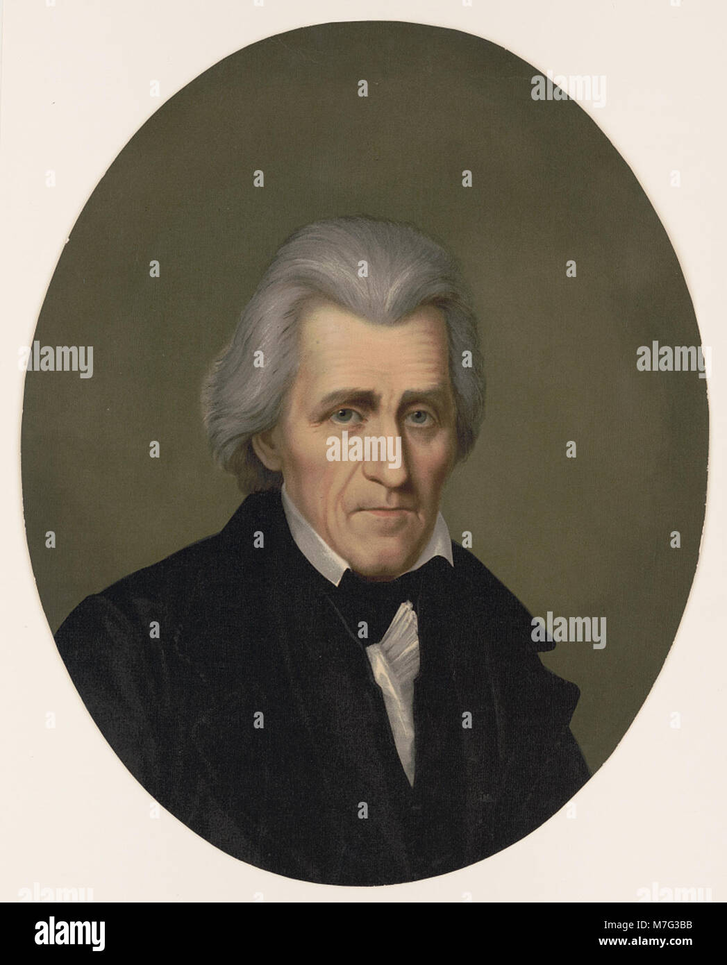 Vintage Portrait Of Andrew Jackson High Resolution Stock Photography ...