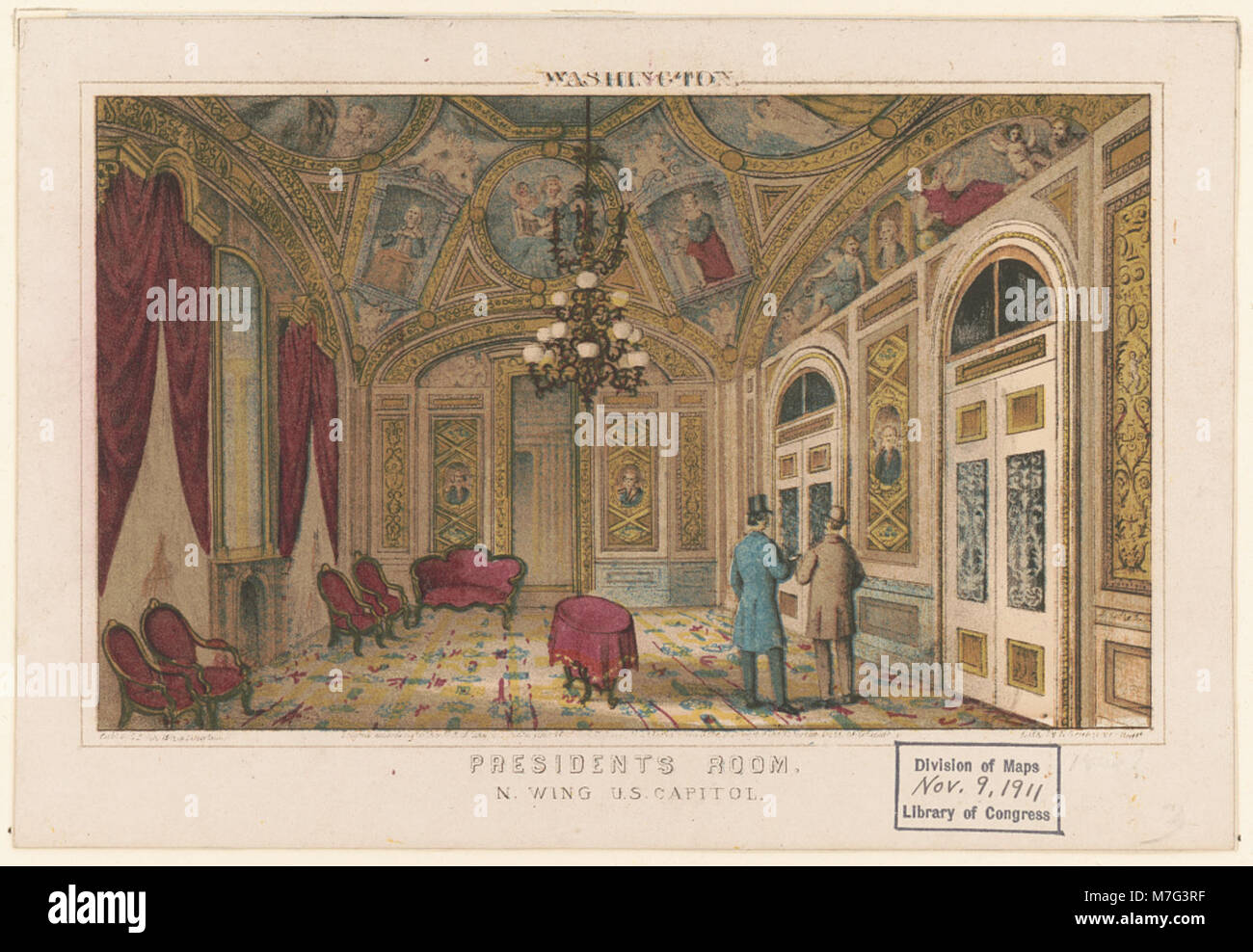 The President's room in Washington, D.C., a key area within the U.S ...