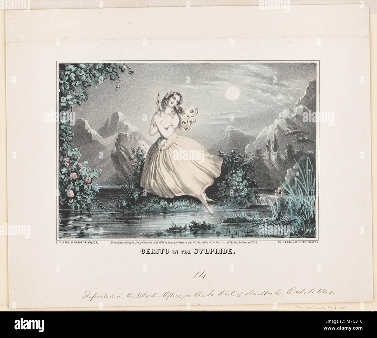 Cerito in the sylphide LCCN2003664092 Stock Photo - Alamy