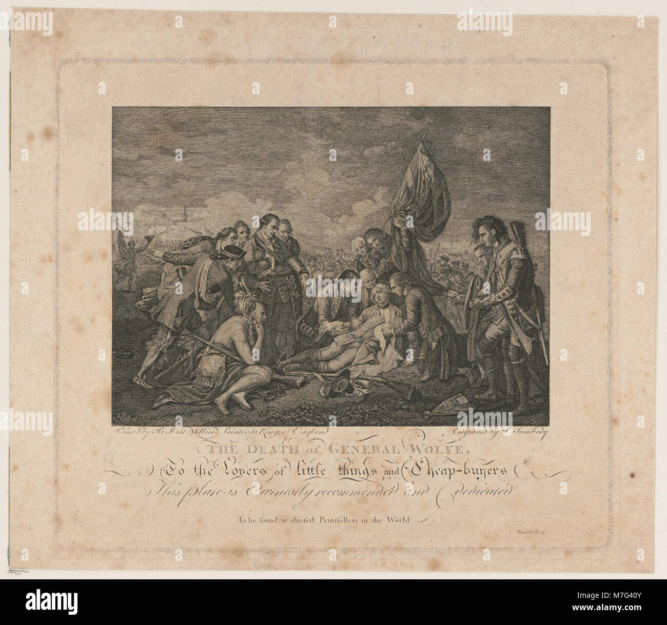 Death general wolfe benjamin west hi-res stock photography and images ...