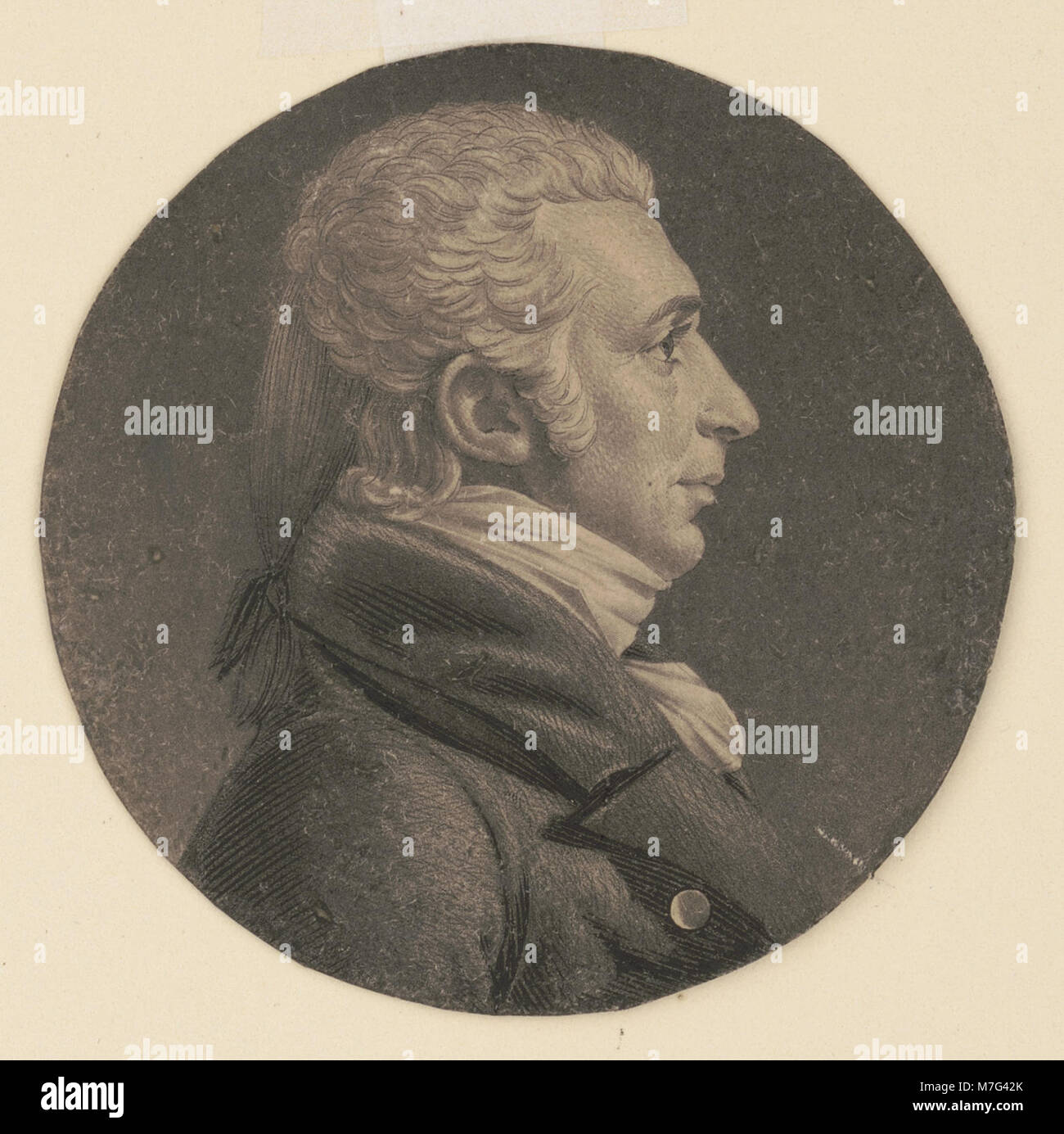 A head-and-shoulders portrait of Samuel Hunt, Jr., showing his right ...