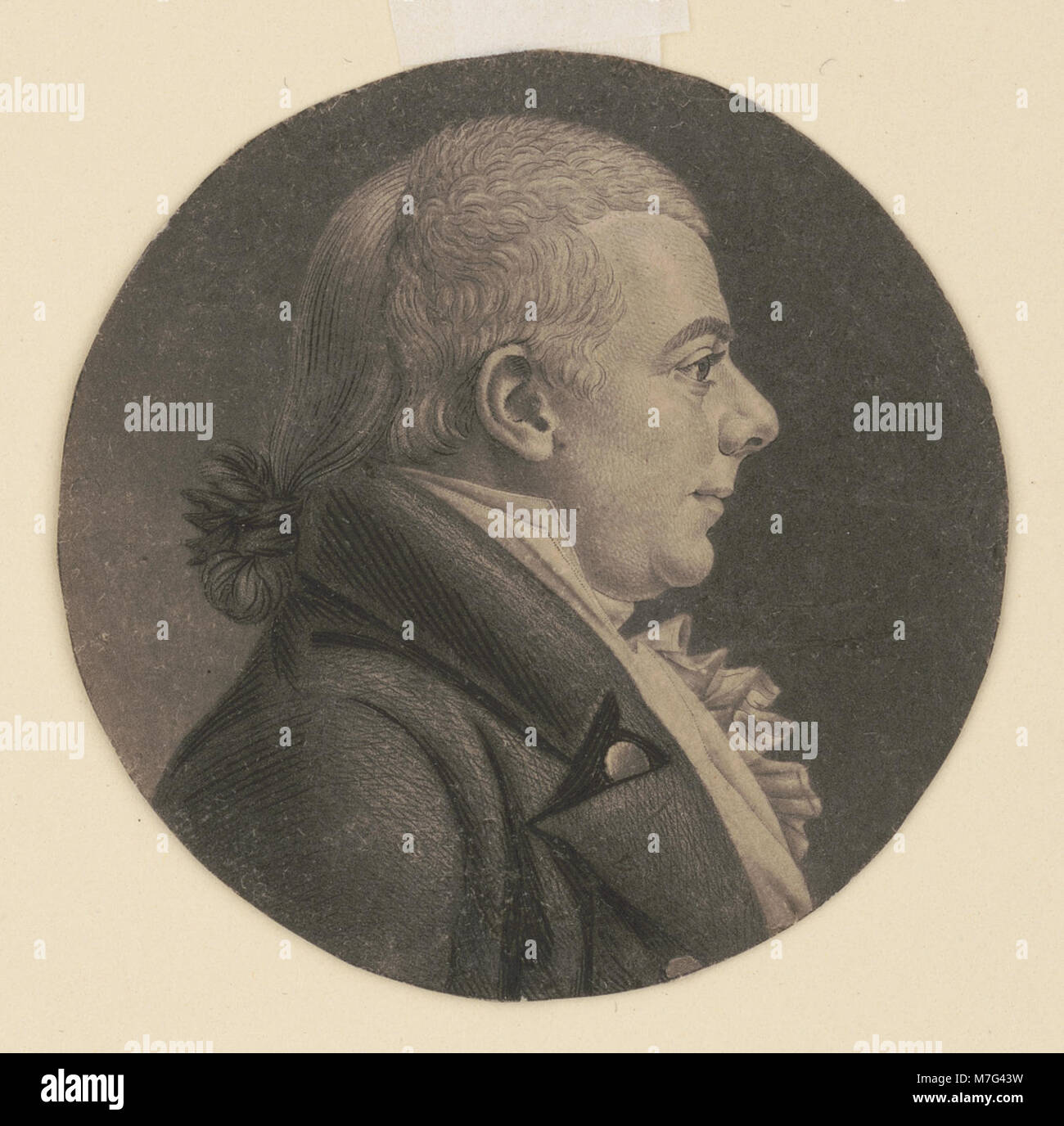 This is a head-and-shoulders portrait of Benjamin Huger, captured in a ...