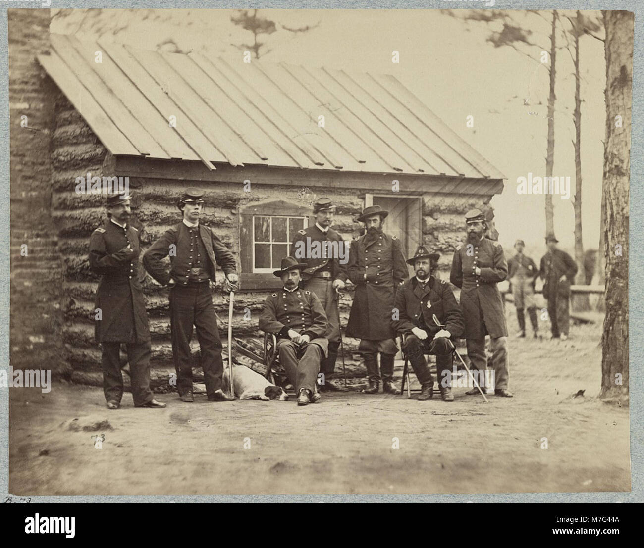 Bvt. Maj. Gen. Adelbert Ames and staff, Army of the James, Nov. 1864 ...