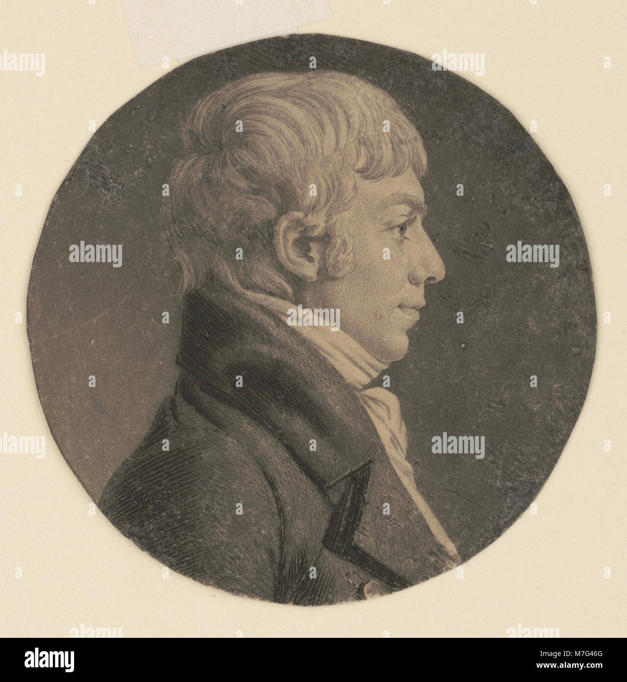 This is a formal head-and-shoulders portrait of William Armisted ...